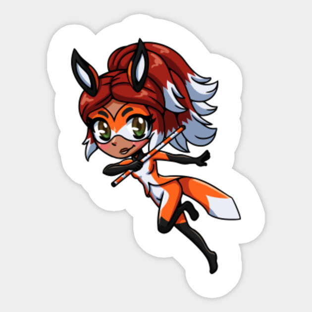 Rena Rouge Chibi Miraculous Ladybug Sticker Teepublic